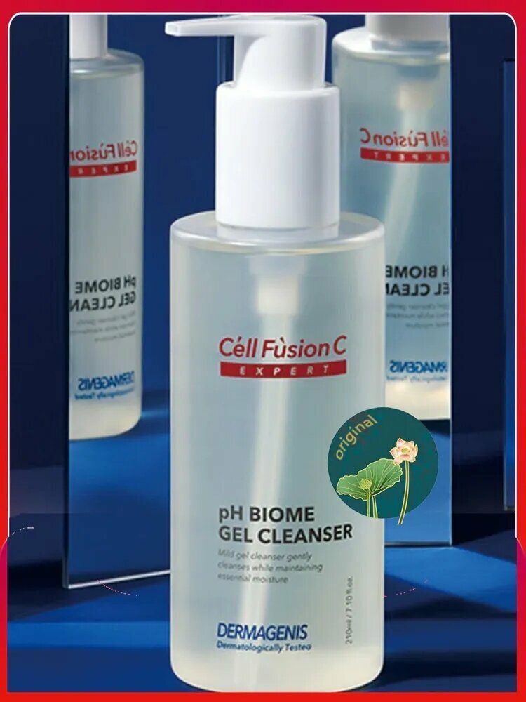 Cell Fusion C Гель очищающий рН Биом, Гель для умывания лица, корейская косметика для лица/ pH BIOME Gel Cleanser, 210 мл