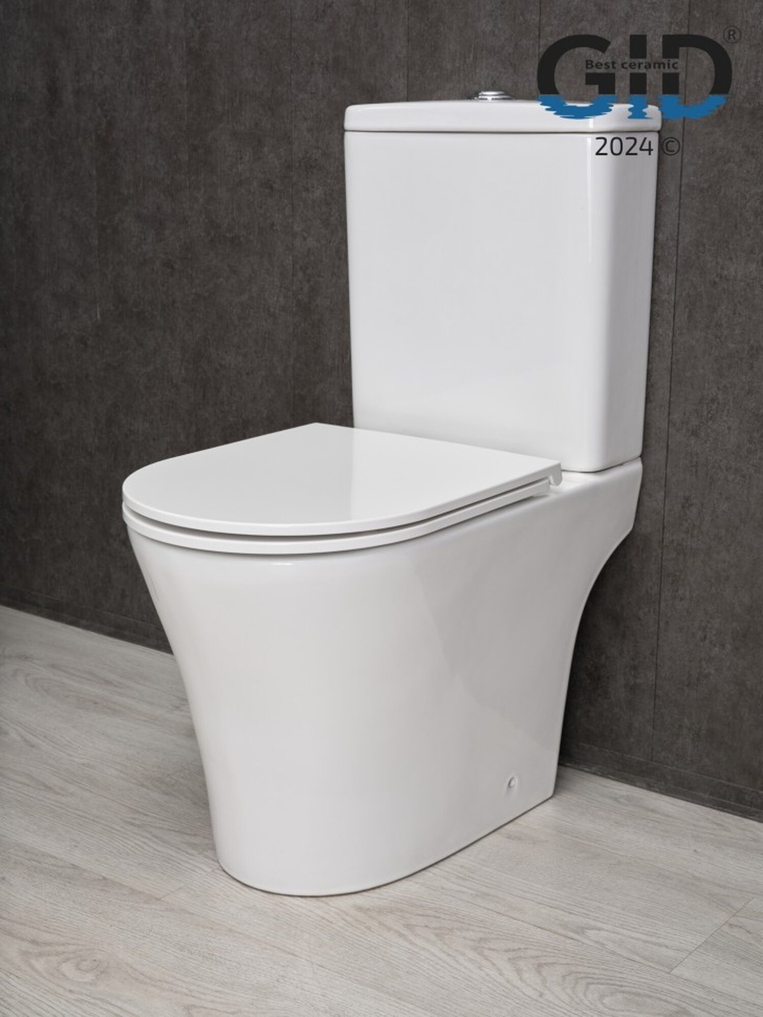 Унитаз напольный Gid Tn2124 62244Y белый 60.5x36x82.5, керамика, белый