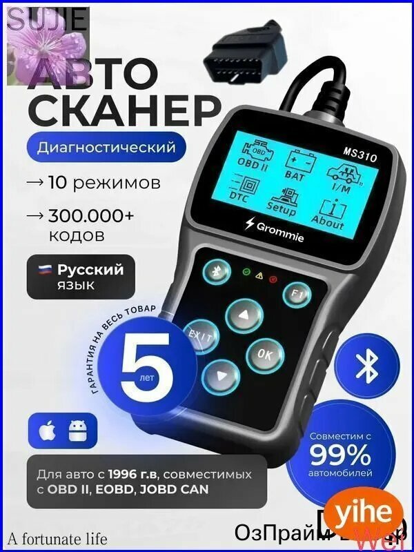 Качественный автосканер OBD2 применяется для диагностики транспортных средств