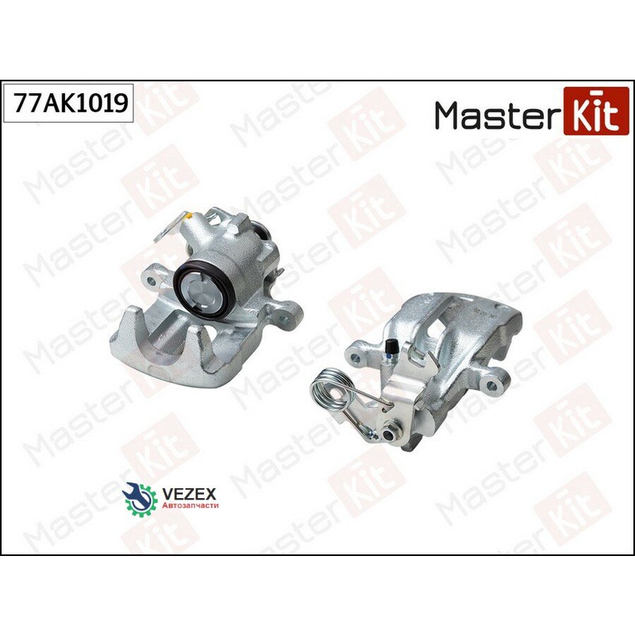 MASTERKIT 77AK1019 Суппорт тормозной задний правый Audi A4 (8D2, B5) 1994-2001 77AK1019