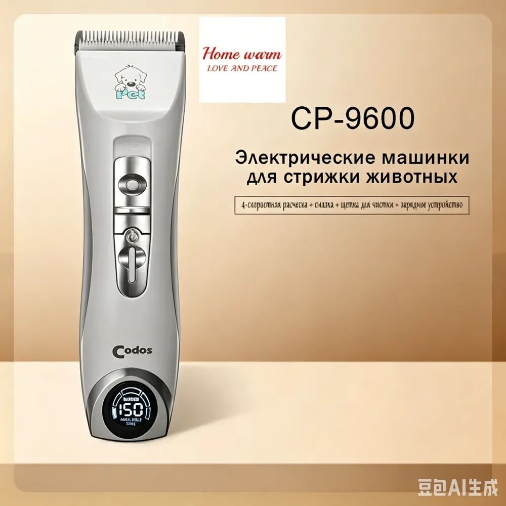 Машинка для стрижки животных срегулировкой среза cp-9600