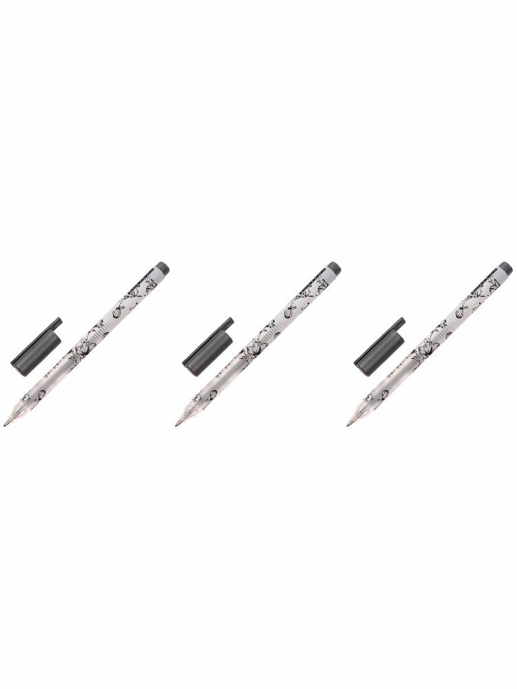 Sketch&Art Ручка гелевая UniWrite Silver, 0,8 мм, серебристые чернила, 3 шт