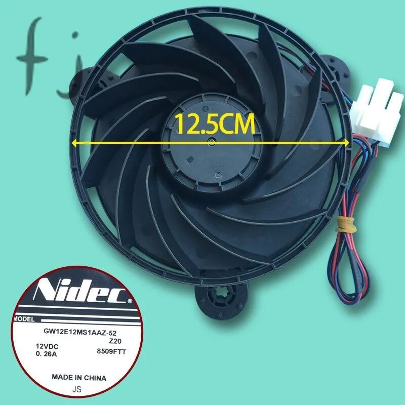 Применимый вентилятор охлаждения холодильника Haier NIDEC GW12E12MS1AAZ-52 12VDC 0.26A