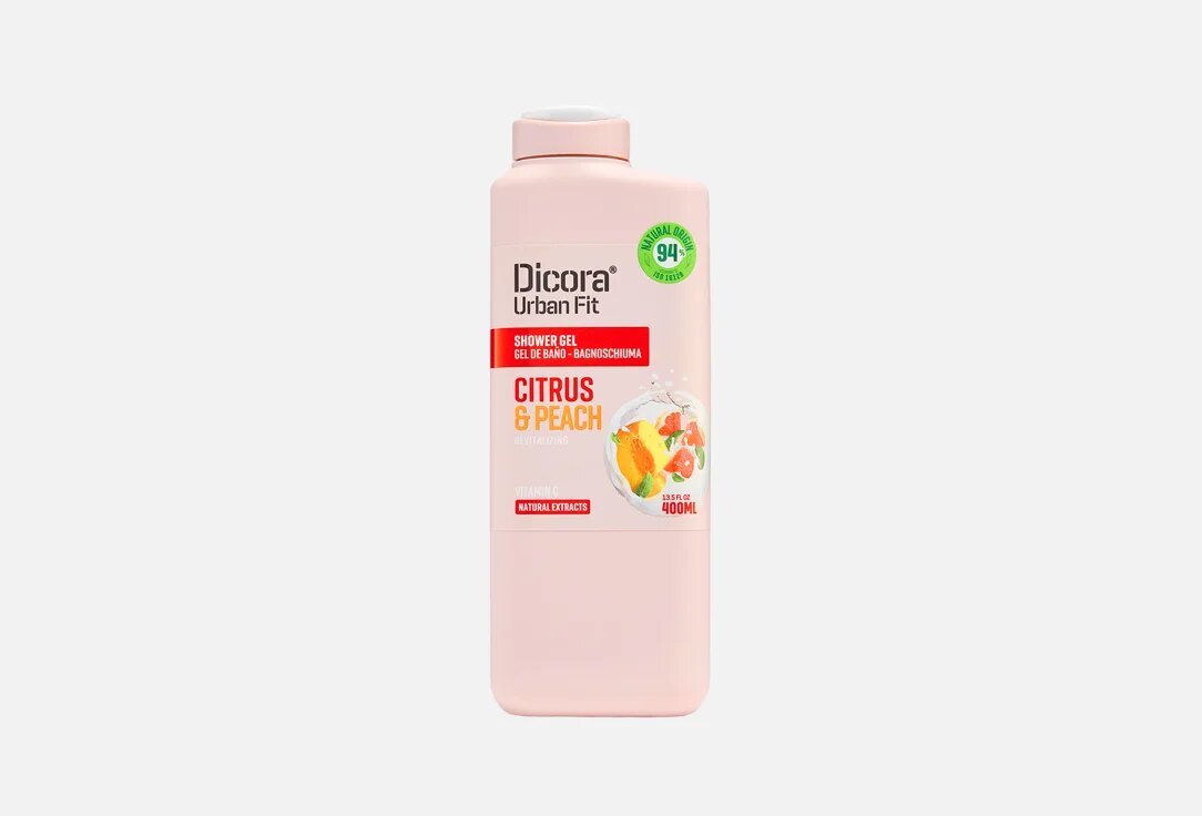 Dicora Цитрус и персик Гель для душа 400мл