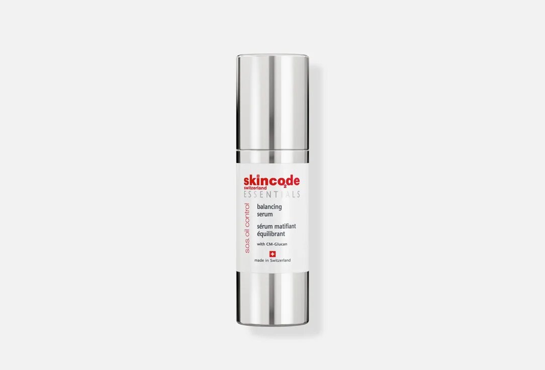 SKINCODE Essentials S.O.S oil control balancing serum Sos Матирующая сыворотка для жирной кожи 30мл
