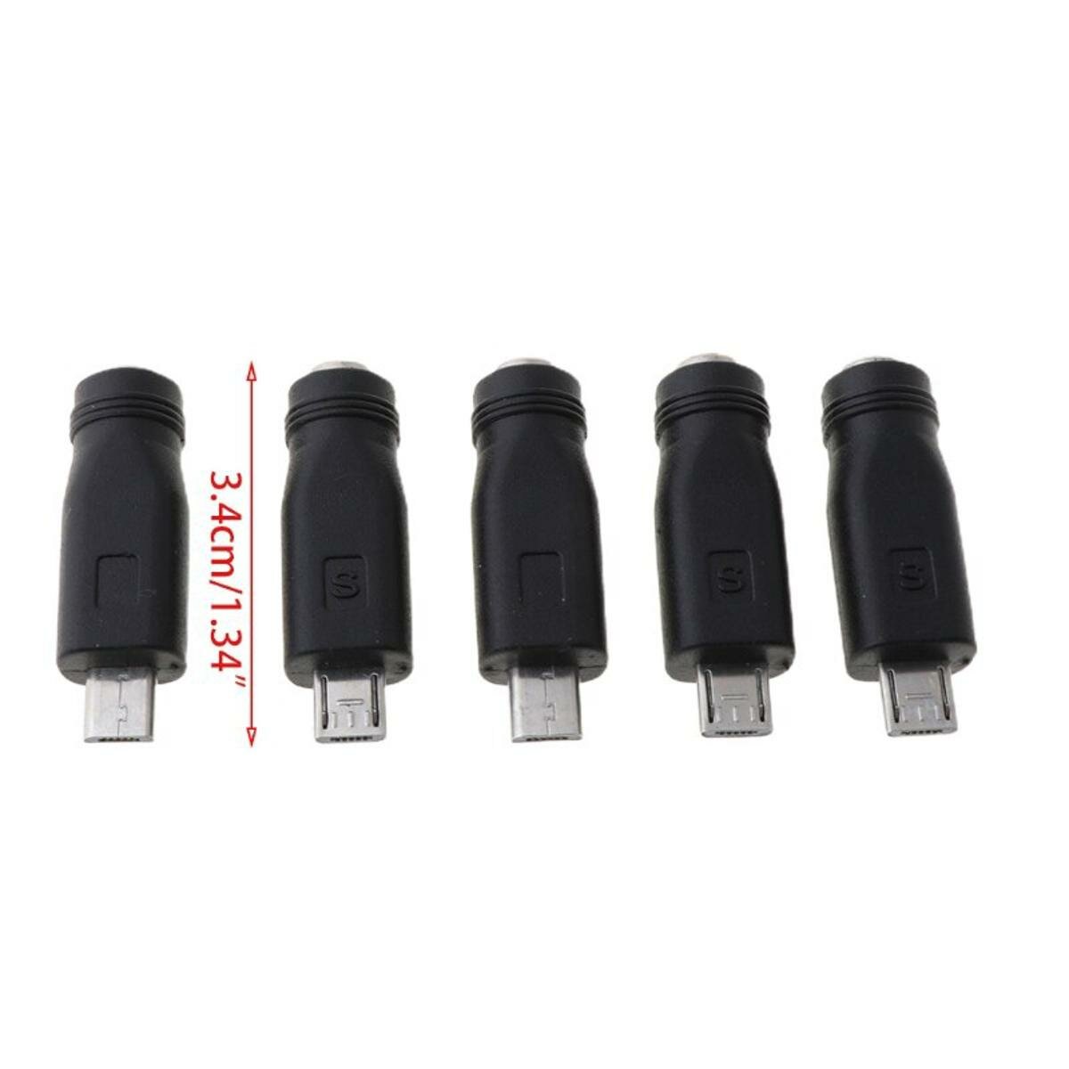 5 шт. 5,5x2,1 мм гнездо для Micro USB штекер адаптер постоянного тока разъем питания