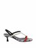Босоножки ANGEL ALARCON Round-toe slingback sandals, размер 36, разноцветный