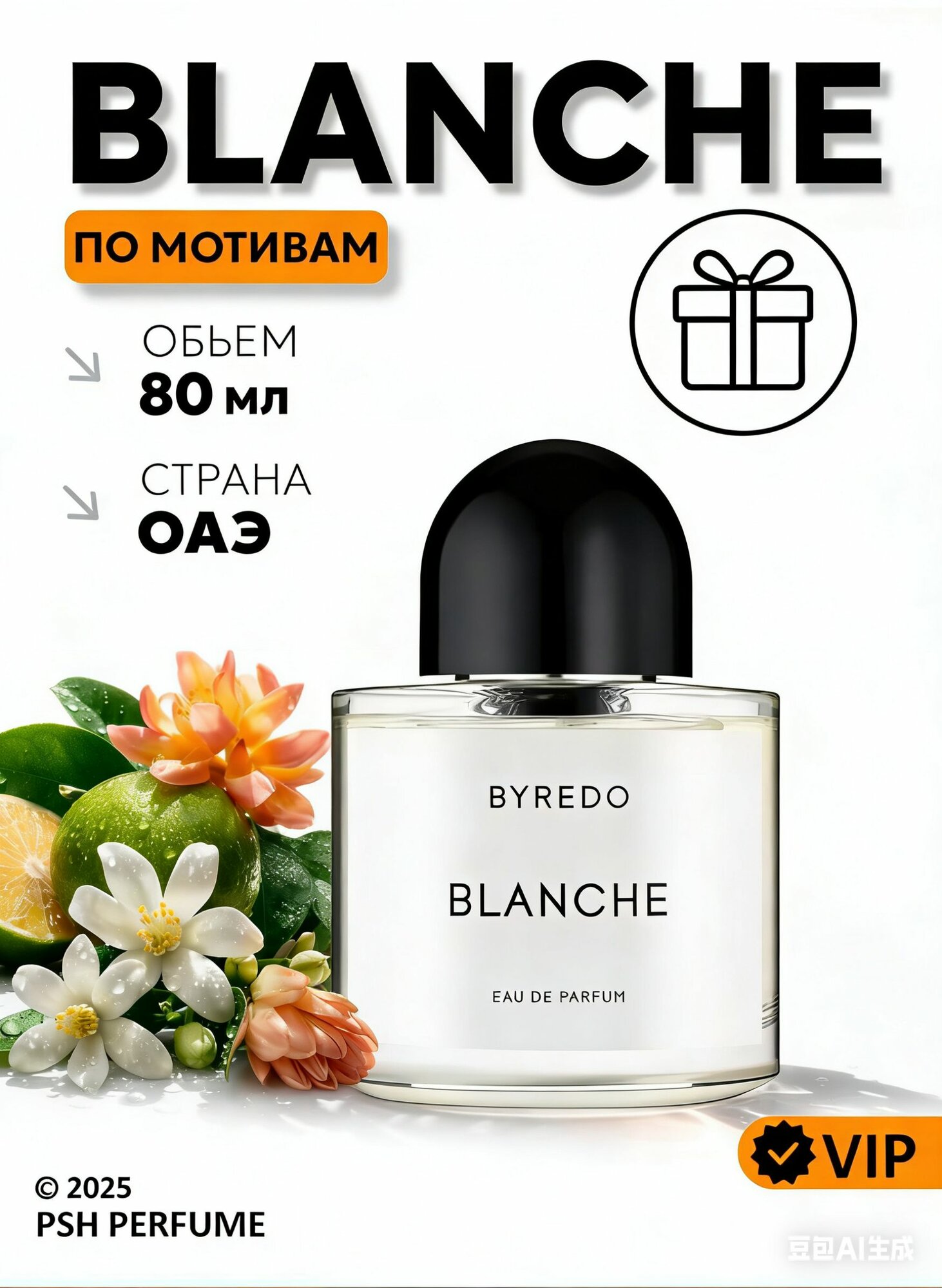 Вода парфюмерная Blanche 100 мл