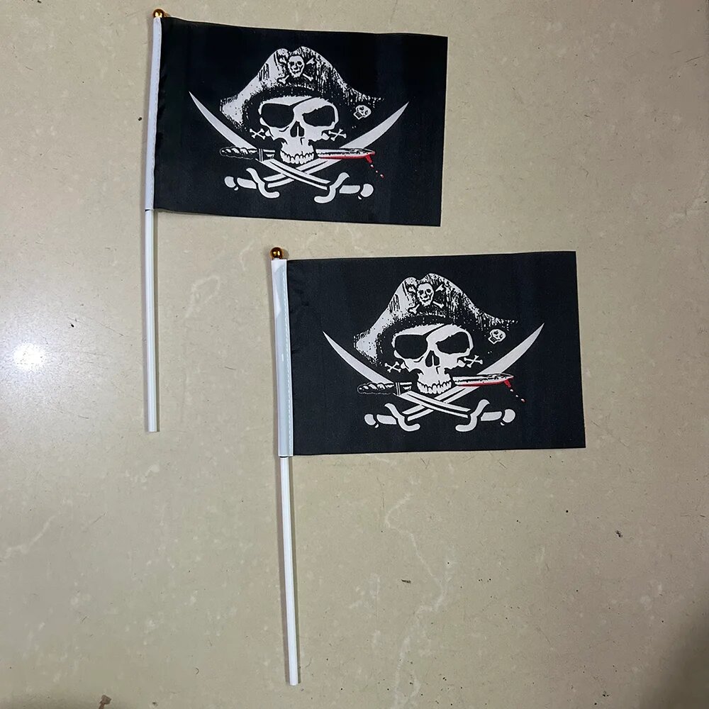 SKY FLAG Jolly Roger пиратский флаг 14x21 см 14x21cm 10pcs, 3