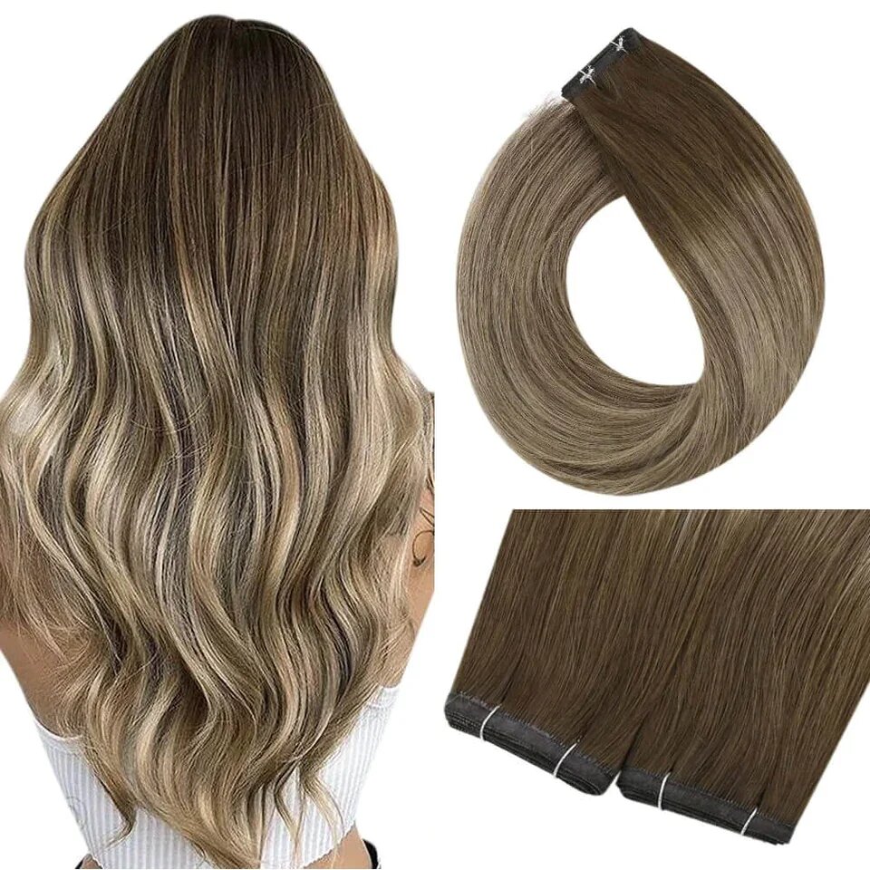 Пряди для волос 18" 50г, цвет 4-27-4
