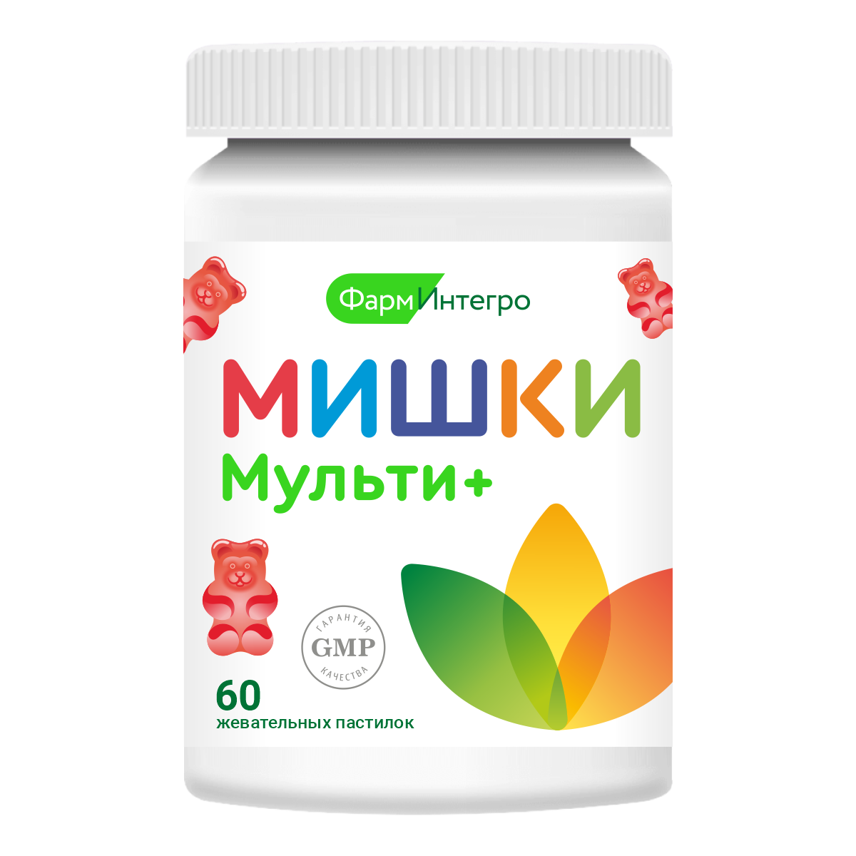Мишки Мульти+ пастилки жевательные 60 шт