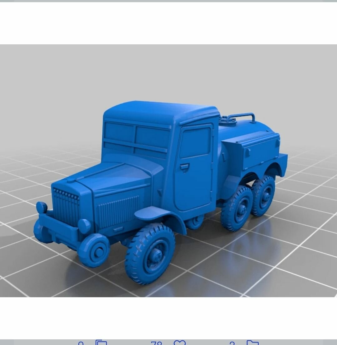 Laffly S20 TL Tanker. Масштабная модель 1:72.