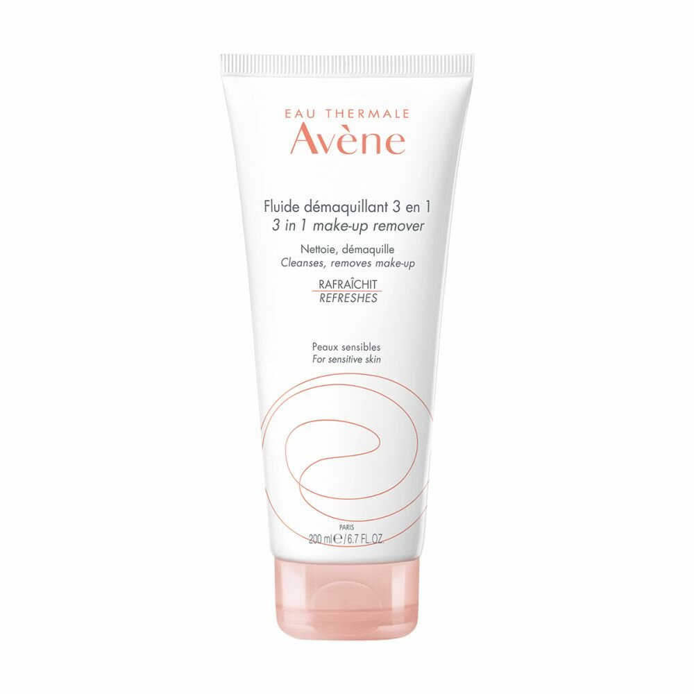 Флюид AVENE "3 в 1", гипоаллергенный, без спирта, для чувствительной кожи, 200мл