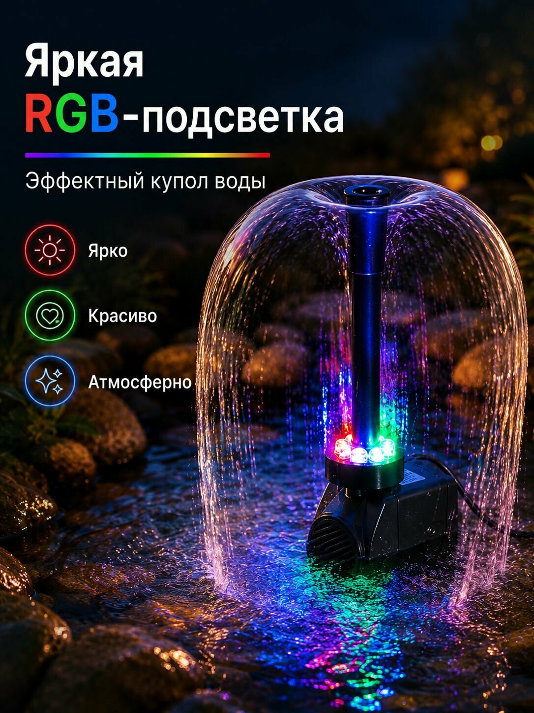 Фонтан садовый