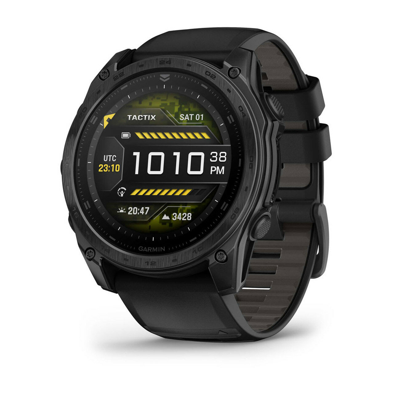 Умные смарт-часы Garmin Tactix 8 51mm Amoled Sapphire Titanium Black 010-03406-01