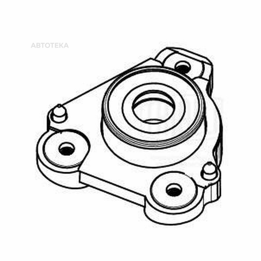 Опора амортизатора FIAT DUCATO 244 (02-)/DUCATO 250 (06-) (перед. лев.) (с подшип.) TRIALLI SA1650