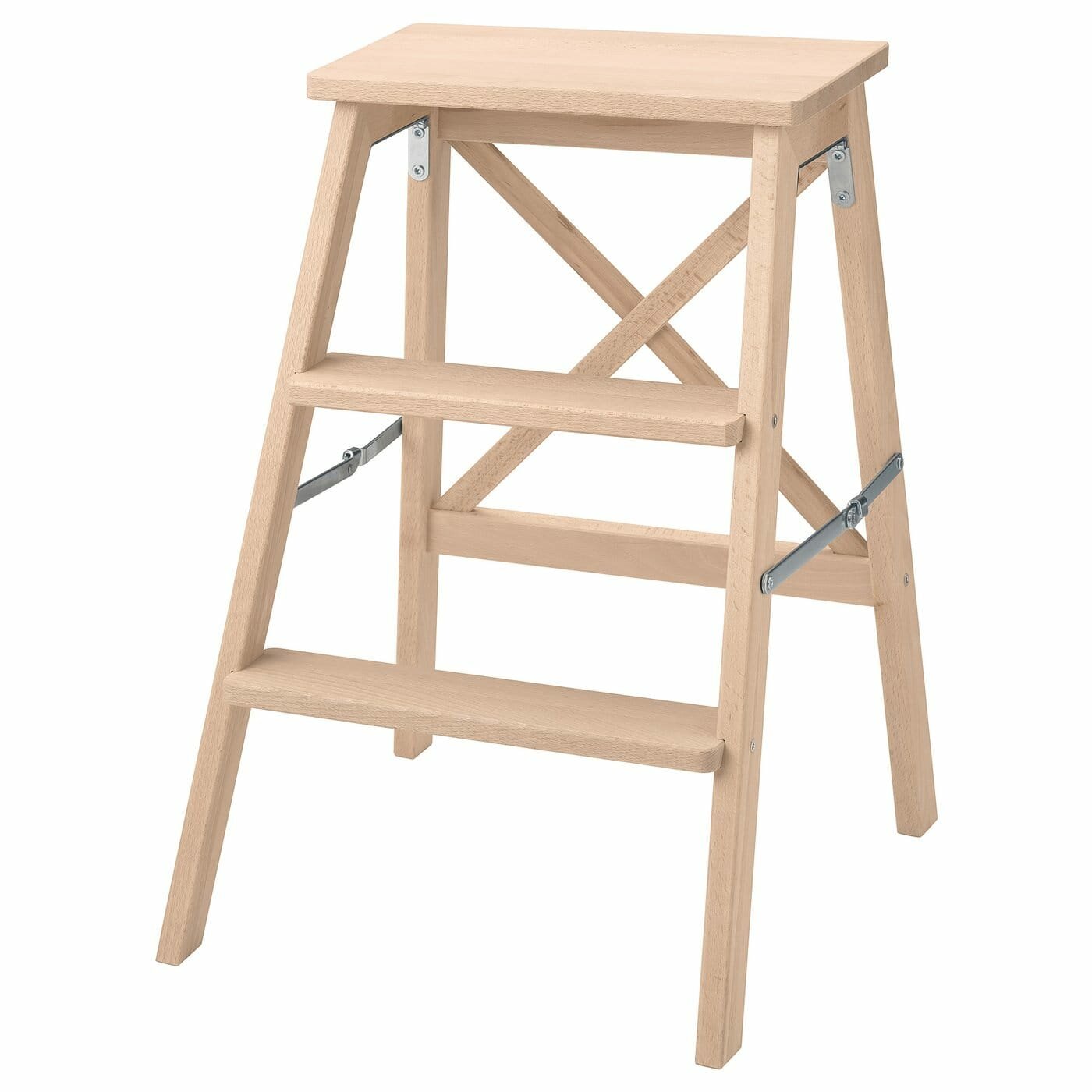 Табурет-стремянка IKEA BEKVAM, бук, 63 см 901.904.11
