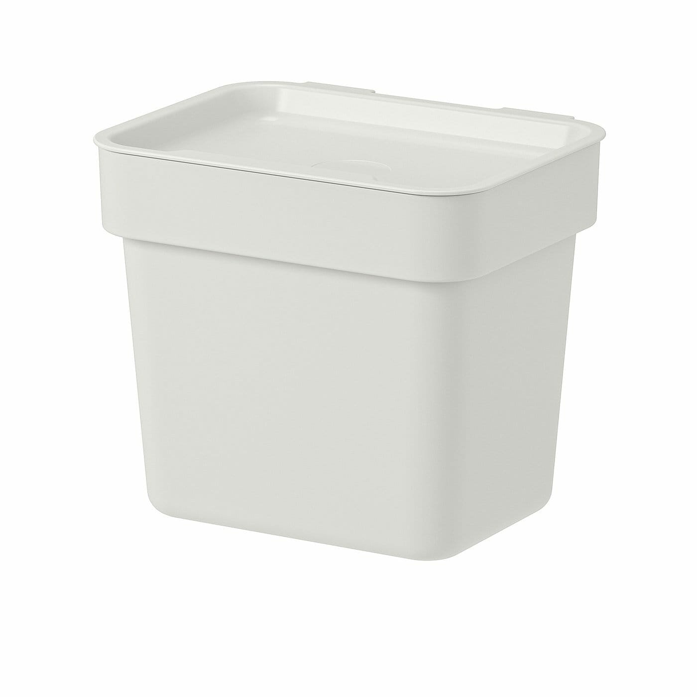 Мусорное ведро IKEA H LLBAR, светло-серый, 3 л 904.321.94