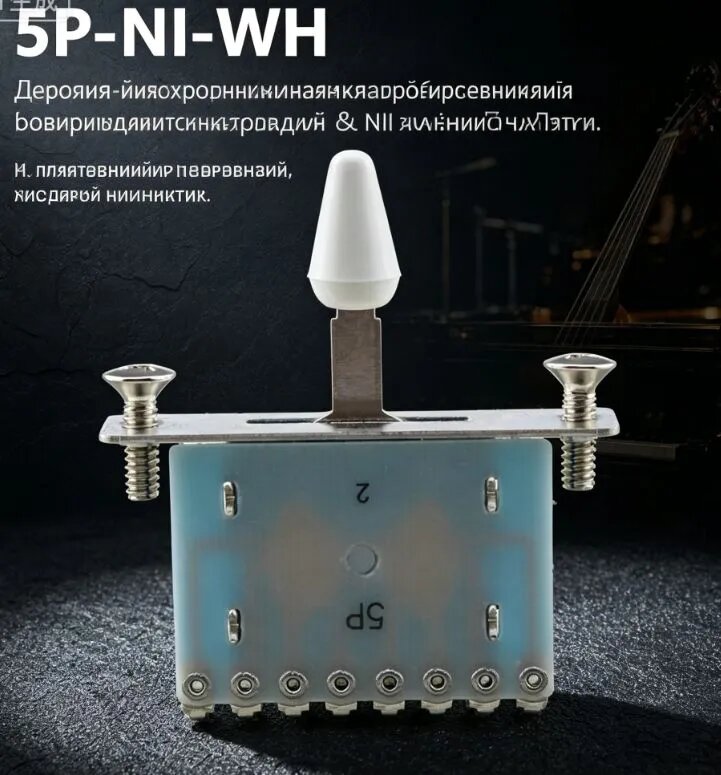 Переключатель звукоснимателей для электрогитары Alpha, 5-позиционный / 3-позиционный / 2502N