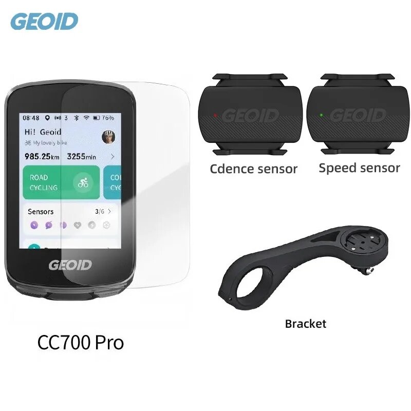 GEOID CC700 Pro велокомпьютер с датчиками 2CS600