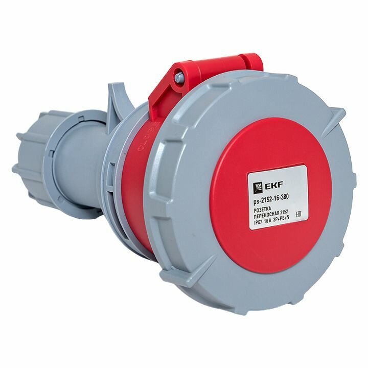 Розетка переносная 2152 3Р+РЕ+N 16А 380В IP67 PROxima ps-2152-16-380 EKF