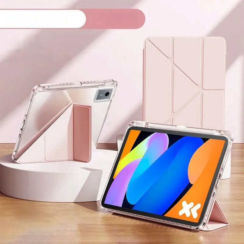 Умный Чехол для Lenovo Xiaoxin Pad 11 2025, 11 дюйма Y-образный дизайн, складывающийся стенд смарт магнитные таблетки крышки TB335FC 11" корпуса планшетов