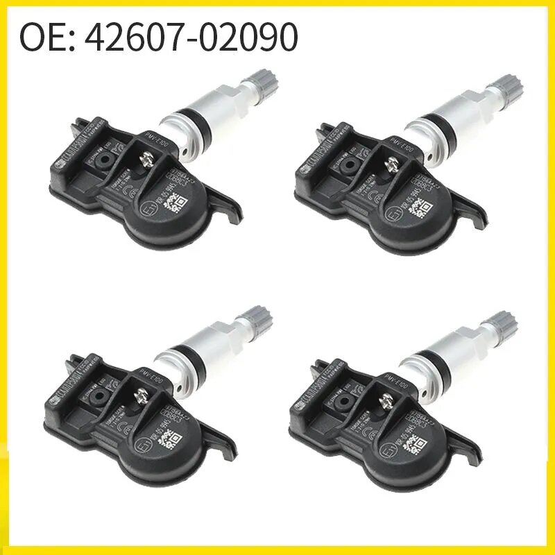 4 шт/лот Для Toyota LEVIN/HYBRID 2019 TPMS Датчик давления в шинах 42607-02090