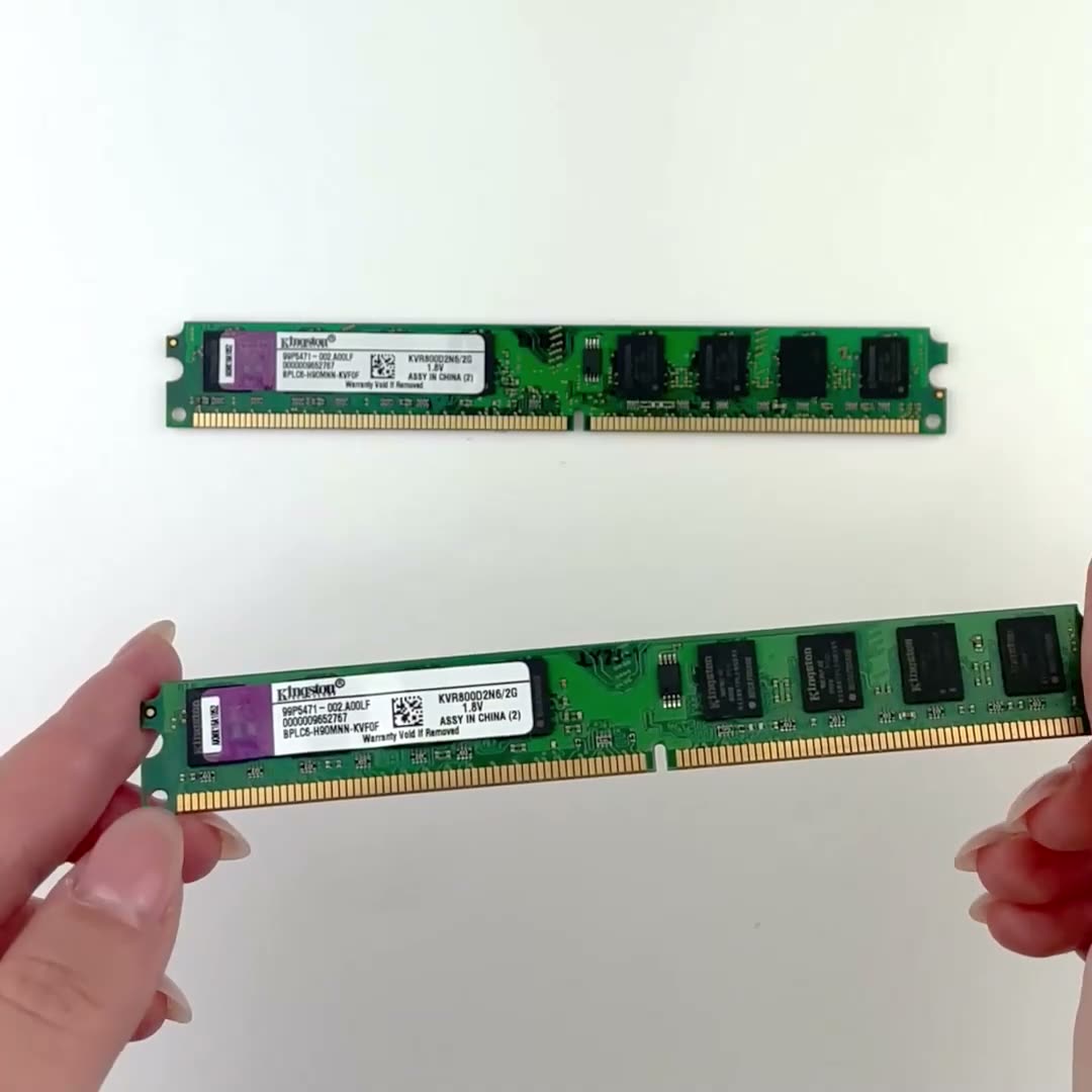 Оперативная память Kingston DDR2 2GB, 800MHz для компьютера 1шт, — фото 1