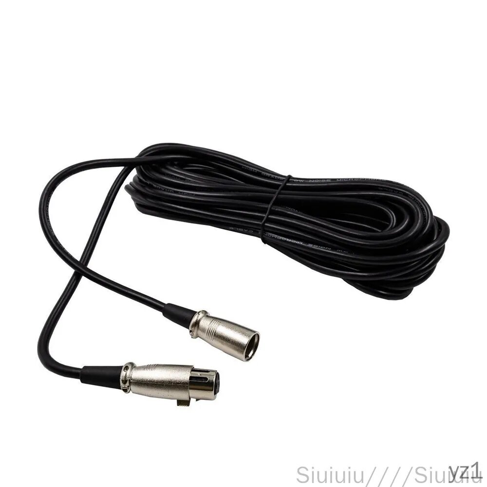Аудиокабель XLR/XLR, 10 м, черный