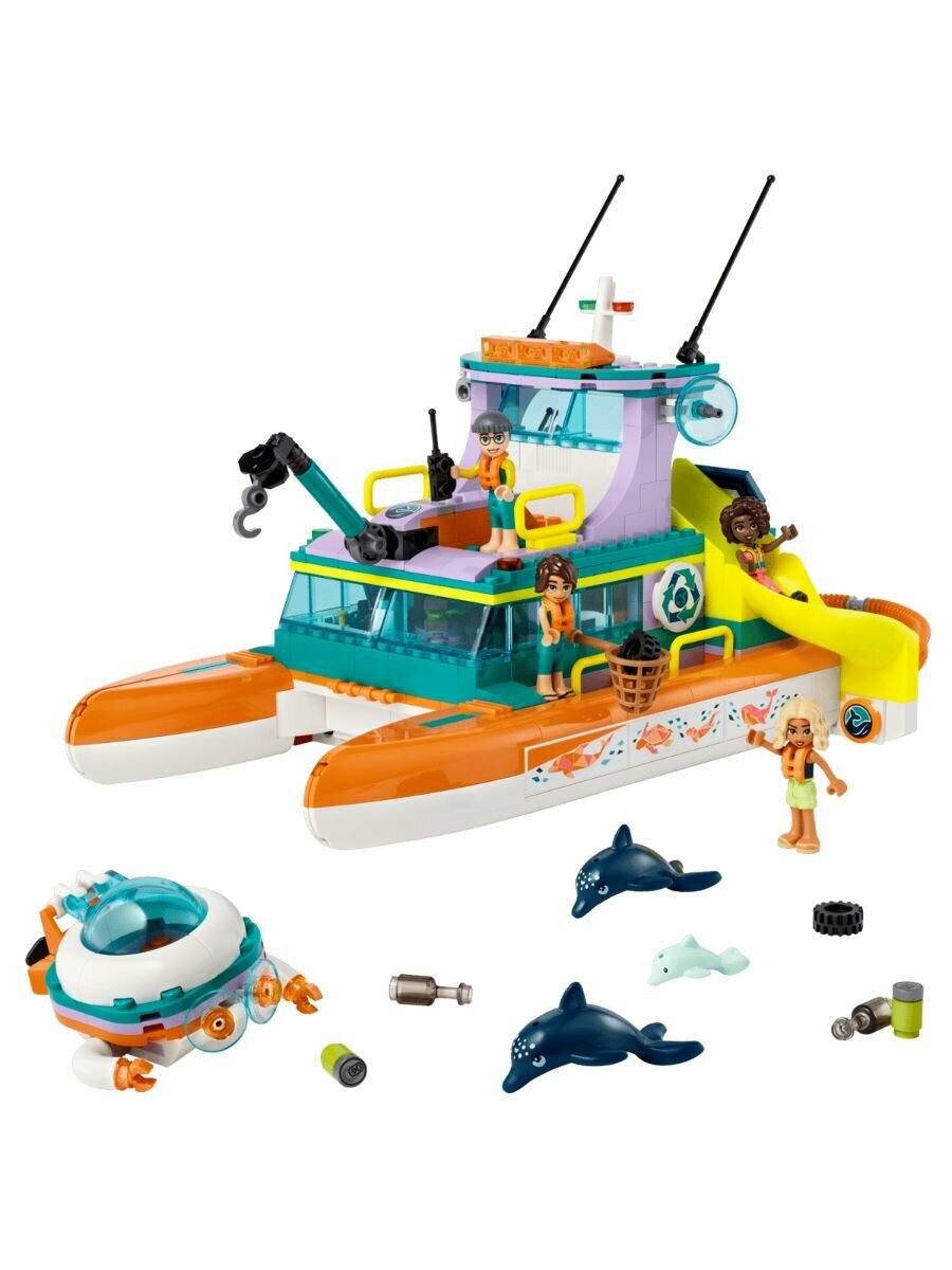 Конструктор LEGO Friends 41734 Морская спасательная шлюпка, 717 деталей