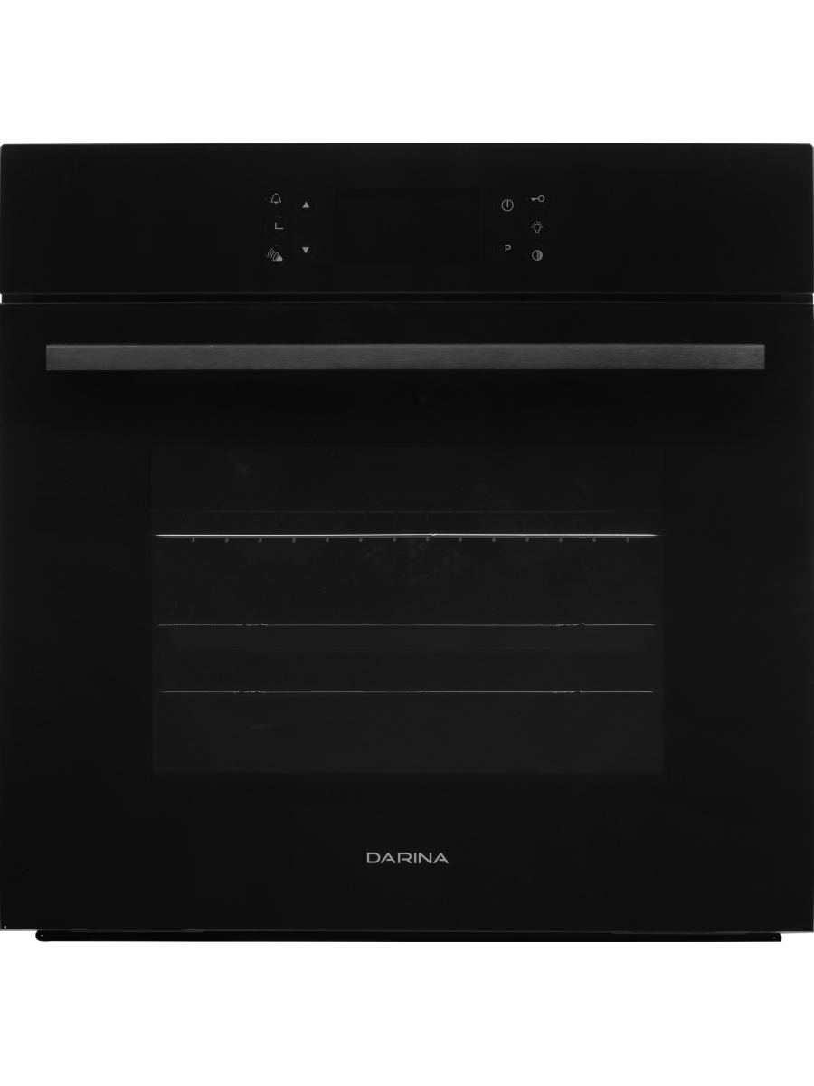 Духовой шкаф электрический Darina 2V BDE 112 710 BB, 65л, 11 программ, черный/стекло черное