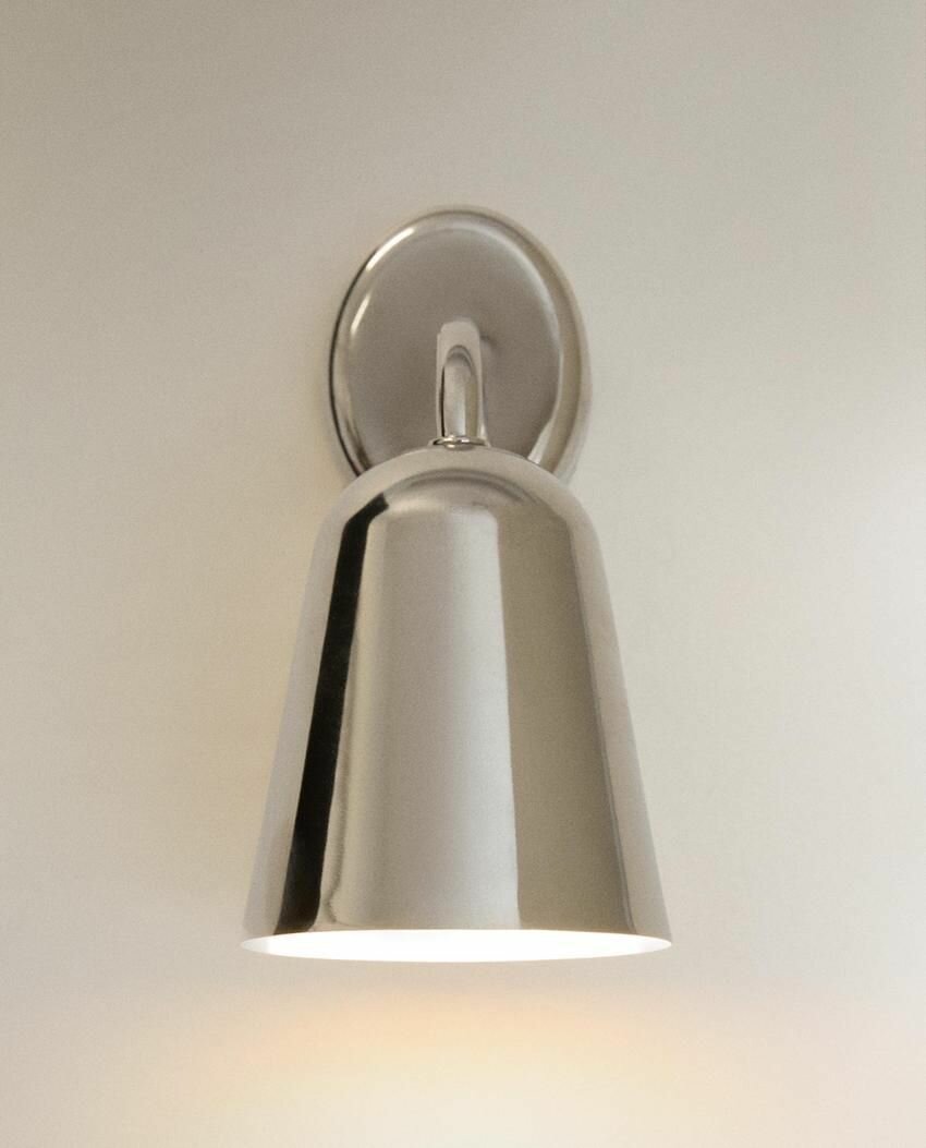 Настенный светильник ZARA HOME 8537/047/581 - металлический, цвет серебристый