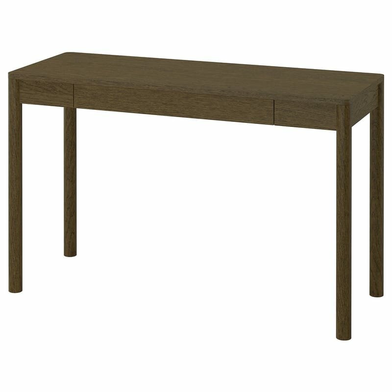 Письменный стол IKEA TONSTAD, коричневый дубовый шпон под морилку, 120x47 см 205.382.07