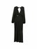 Платье Twinset Milano Lace-insert open-back maxi dress, размер 48, черный
