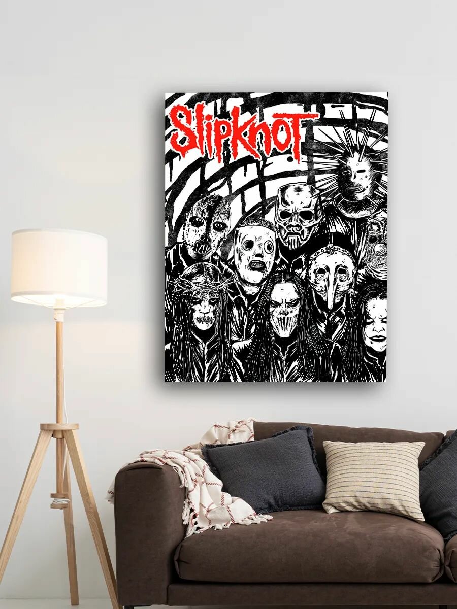Постеры на стену Slipknot , плакат 1шт, А2 размер. — фото 1