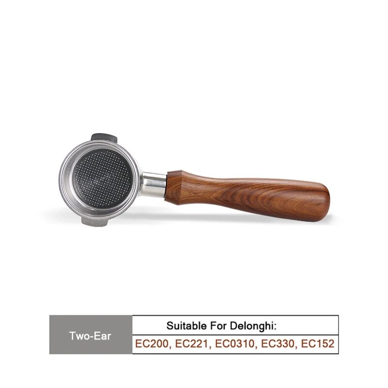 Бездонный портафильтр CafeGaGa 51 мм для Delonghi EC680 EC685 EC200 51mm 2-Ears5