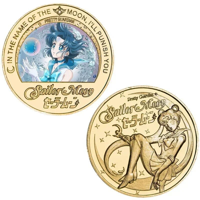 Bandai Памятные монеты Sailor Moon