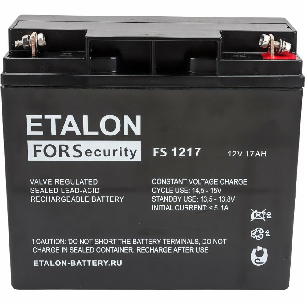 Аккумулятор ETALON FS 1217 (12 В, 17 Ач) Etalon Battery 00-00006441