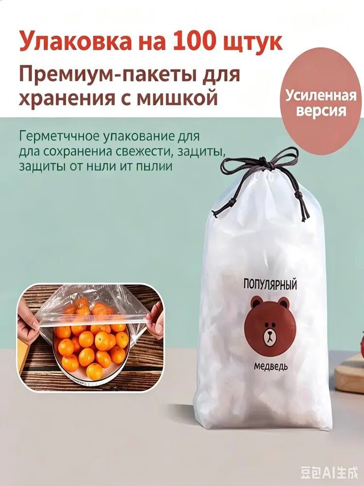 Пленка пищевая, 42м х 10 см, 100 шт