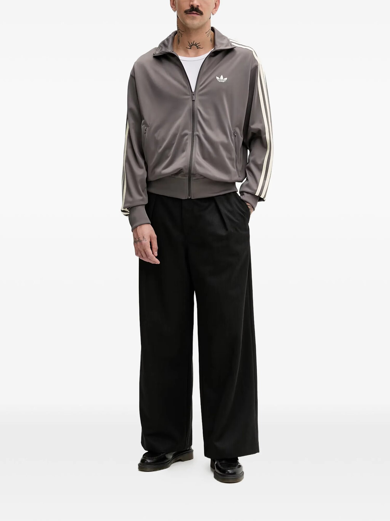 Куртка adidas Firebird track jacket, размер 50 GER, grey — фото 1