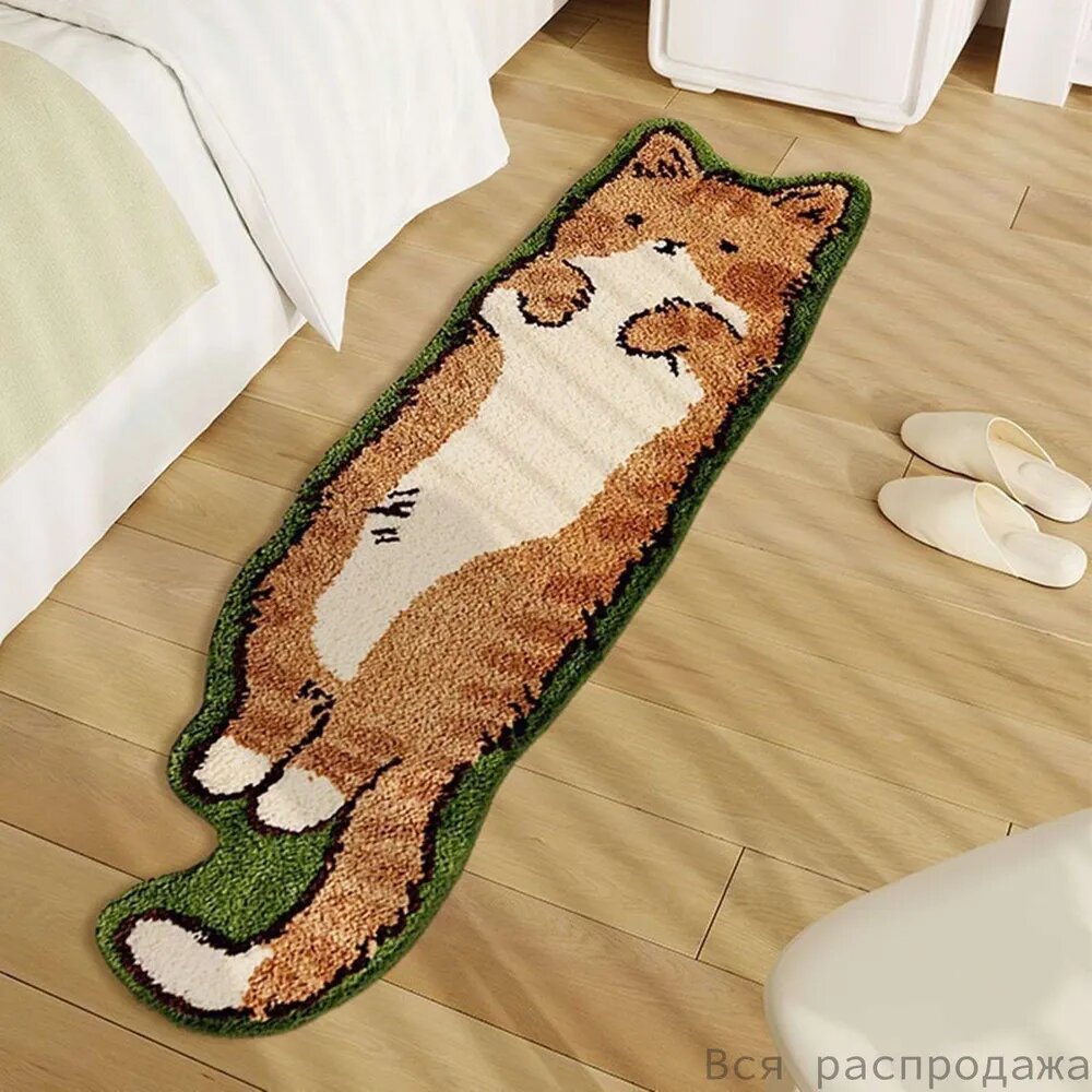 Ковер дорожка кошка 40x120 см