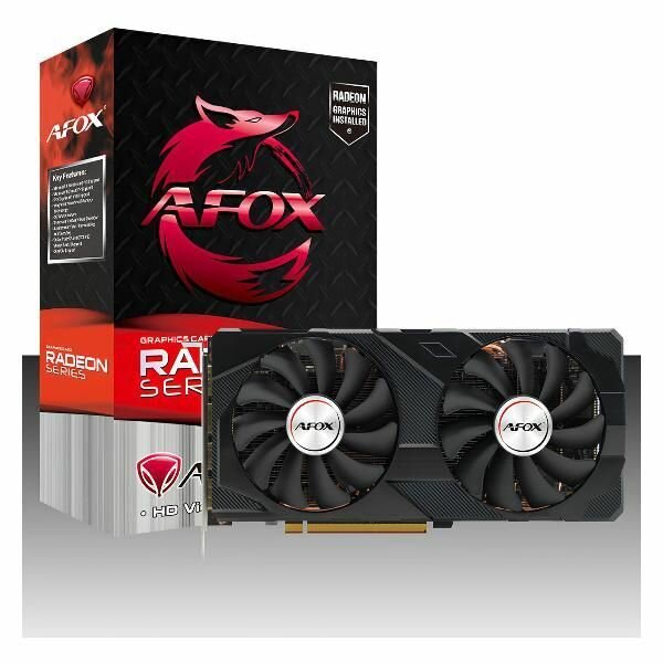 Видеокарта AFOX RX5700XT 8GB GDDR6 256bit 3xDP HDMI 2FAN RTL
