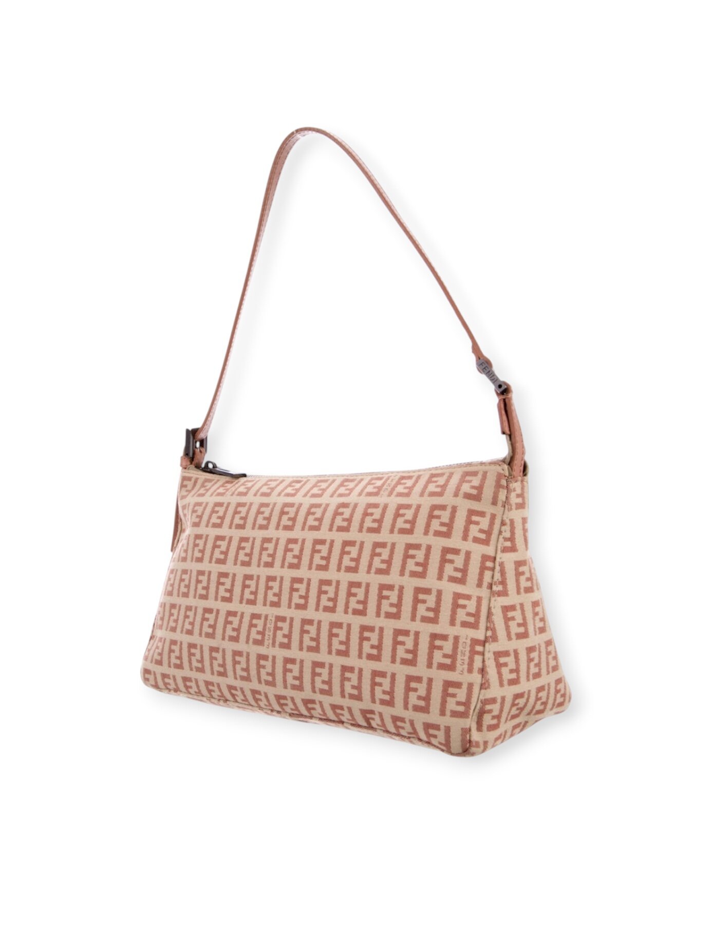 Сумка FENDI Zucchino Pochette, бежевый — фото 1
