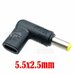 USB C PD к постоянному току адаптер SYKDFD 5.5x2.5mm