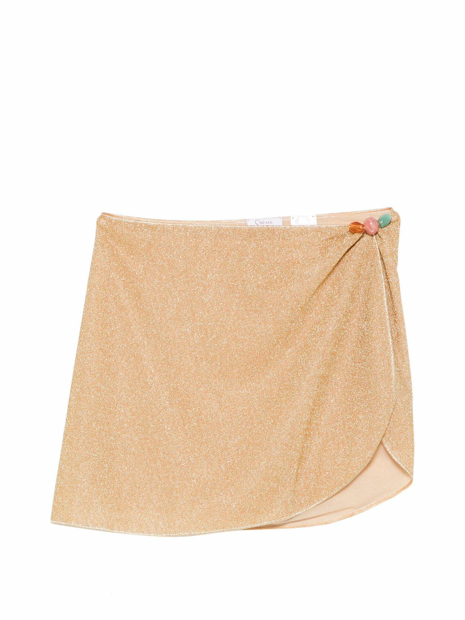 Юбка Bead-embellished wrap skirt
