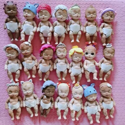 Детские пластиковые куклы Бежевый, Random doll 1Pc