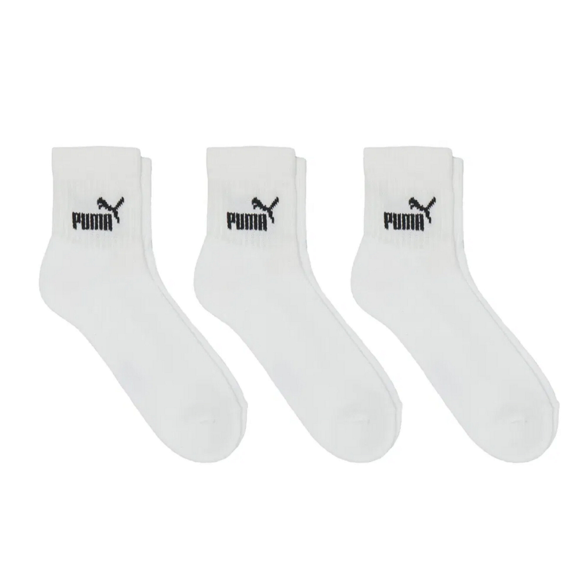 Носки PUMA ELEMENTS UNISEX SHORT CREW SOCK 3P, комплект