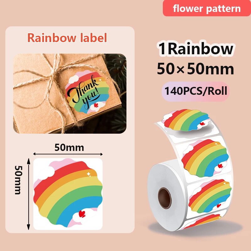 Термобумага для этикеток Bekia 20-50 мм 50x50mm pattern