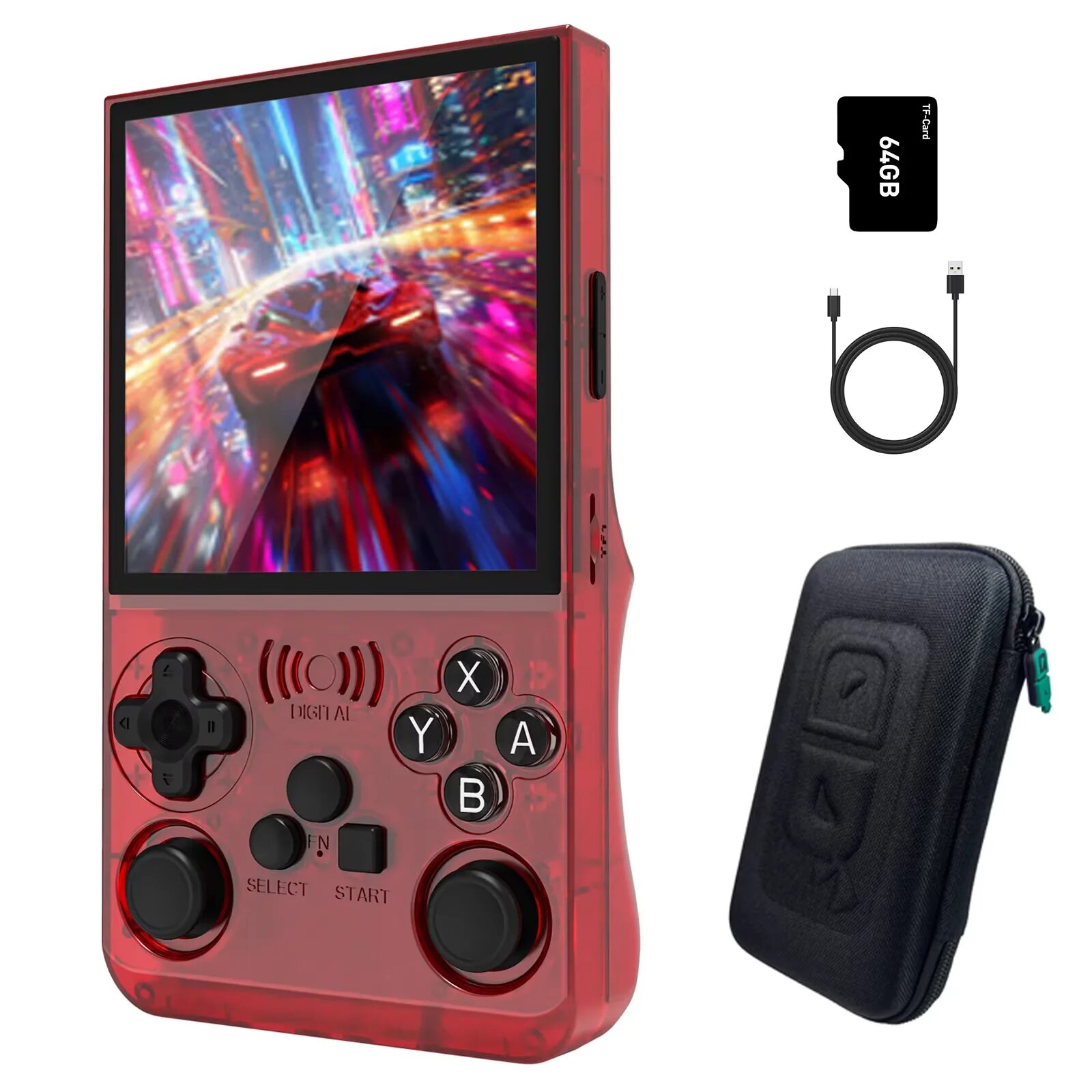 GAMINJA ANS13 Портативная Игровая Консоль Красный, Красный, Red