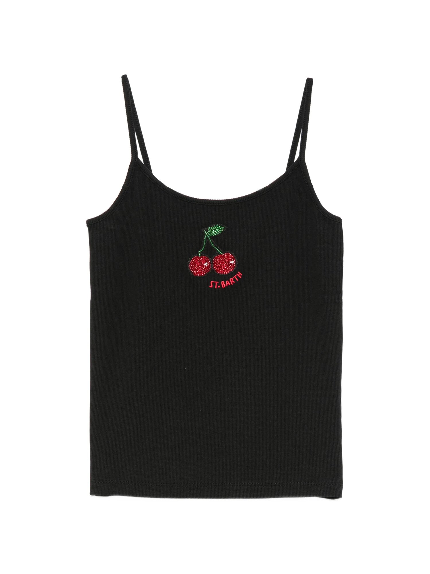 Топ Bead-embellished ribbed top